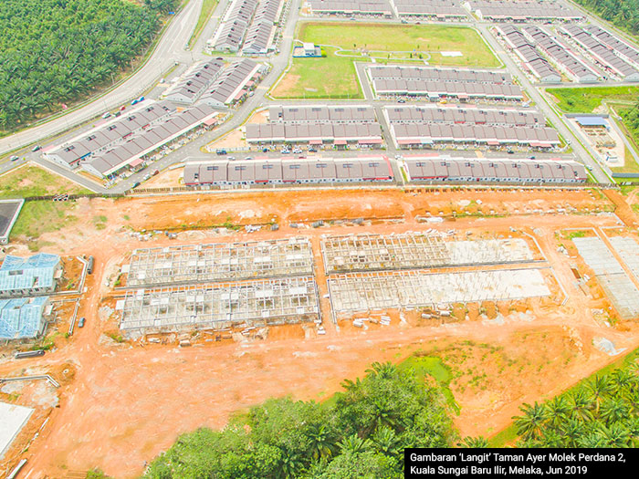 Status Tapak Binaan Ayer Molek Perdana 2 - Mega 3 Housing
