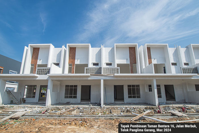 Status Terkini Taman Bentara 16 - Rumah Teres 2 Tingkat & 1 Tingkat - Mega 3 Housing