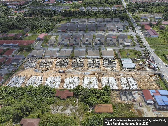 Perkembangan Terbaru Taman Bentara 17 - Rumah Berkembar (Semi-D) Satu ...