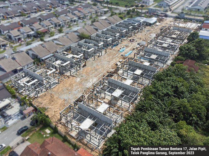 Perkembangan Terbaru Taman Bentara 17 - Rumah Berkembar (Semi-D) Satu ...