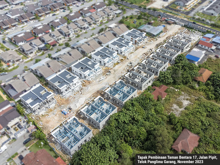 Perkembangan Terbaru Taman Bentara 17 - Rumah Berkembar (Semi-D) Satu ...