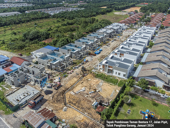 Perkembangan Terbaru Taman Bentara 17 - Rumah Berkembar (Semi-D) Satu ...