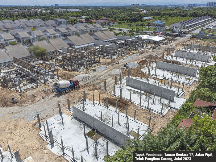 Perkembangan Terbaru Taman Bentara 17 - Rumah Berkembar (Semi-D) Satu ...